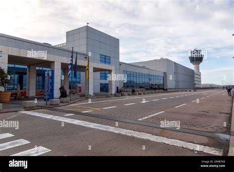 Athens Greece 27 Nov 2021 Athens International Airport Eleftherios
