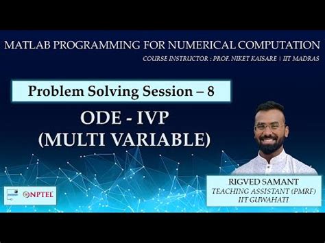 How to use ode45 and ode15s to solve Multivariable ODE & Stiff ODE in MATLAB - YouTube