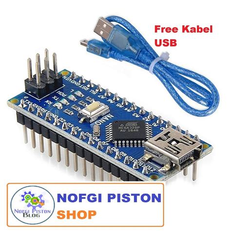 Jual Arduino Nano 5v Sudah Disolder Plus Kabel Usb Atmega 328 Solderan