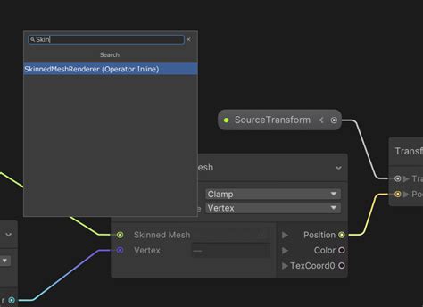 Unity VFXで新しい機能を使う Sample Skinned Meshとか ばにらんど