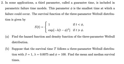 Solved In Some Applications A Third Parameter Called A