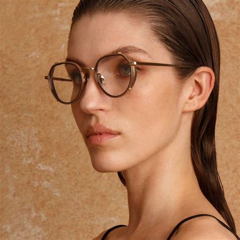 Falcon Angular Optical Frame In Light Gold Optical Frames Optical