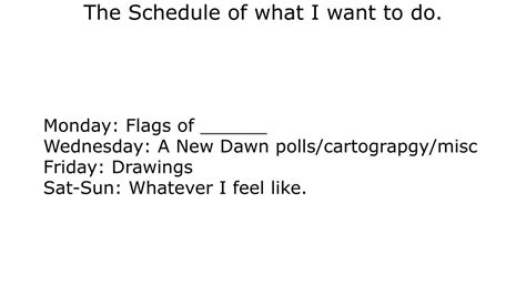 Scheduel Of This Acc By Seacatlol On Deviantart