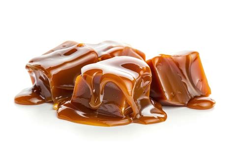 Gooey Caramel Candy Cubes Delicious Free Photo Rawpixel