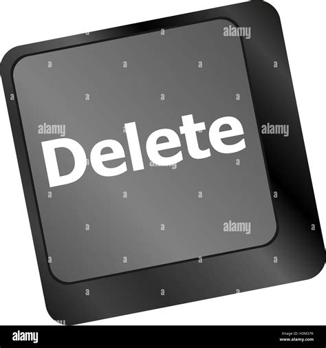 Delete Button Keyboard Cut Out Stock Images And Pictures Alamy