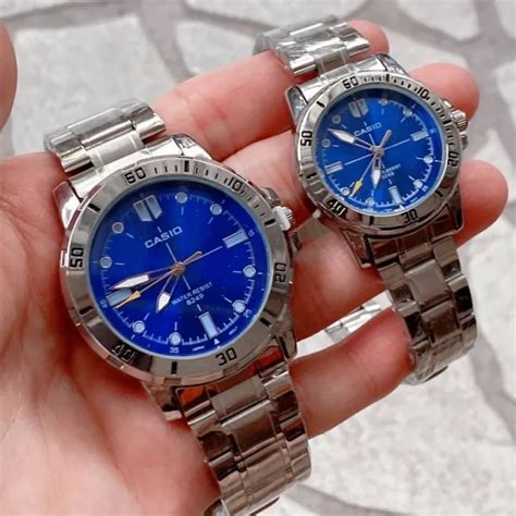 New ใหม่ล่าสุด นาฬิกาข้อมือชาย หญิง Casio สายแสตนเลสรุ่นใหม่ เรียบหรู พร้อมกล่อง Casio