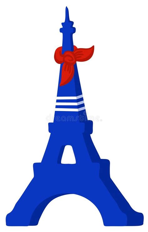Eiffel Tower Symbol Of France Stock Illustration Illustration Of