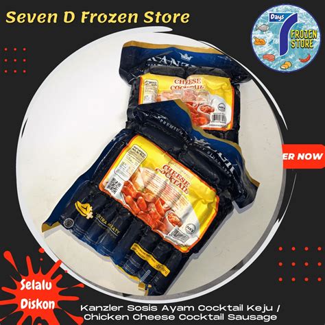 Jual Kanzler Chicken Cheese Cocktail Sausage Sosis Ayam Cocktail Keju