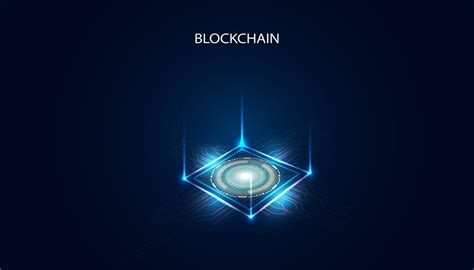 Abstract Blockchain Technology Cryptocurrency And Fintech Square Digital Crypto Operations