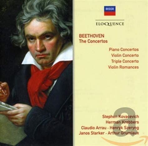 KOVACEVICH KREBBERS ARRAU BEETHOVEN LUDWIG VAN Beethoven