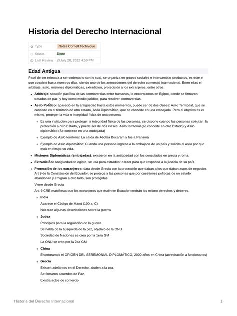 Historia Del Derecho Internacional Pdf Relaciones Internacionales