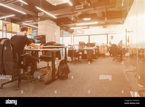 software developers working everyday job writing programming code at