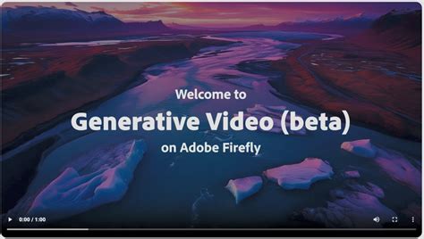 Adobe S Firefly Generative AI Gets Video Creation Capability
