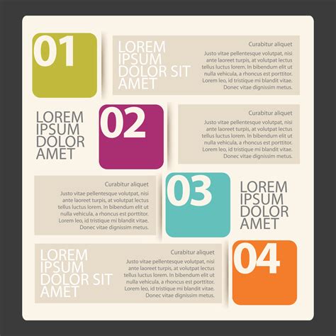 La Plantilla De Diseño Infográfico Se Puede Utilizar Para El Diseño Del