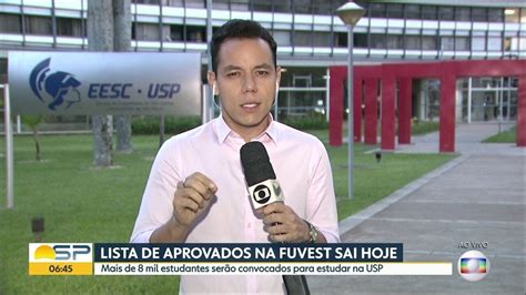 Vídeo Lista De Aprovados Na Fuvest Sai Hoje Bom Dia Sp G1