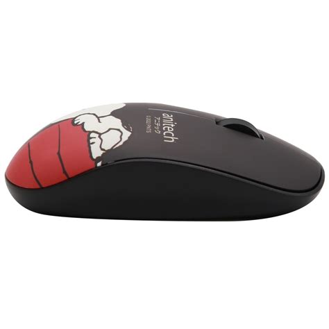 Anitech Wireless Mouse Keyboard Snoopy Snp Pa807 Black