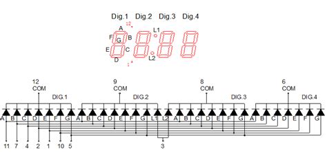 Common Anode 7 Segment Display