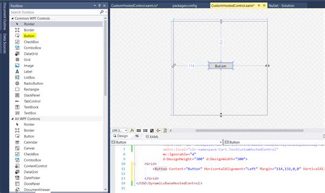 create a usd custom hosted control with vs 2017 and nuget carl de souza