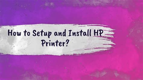 PPT HP Printer Setup And Installation PowerPoint Presentation Free