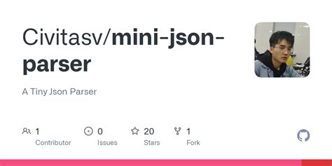 Github Civitasvmini Json Parser A Tiny Json Parser