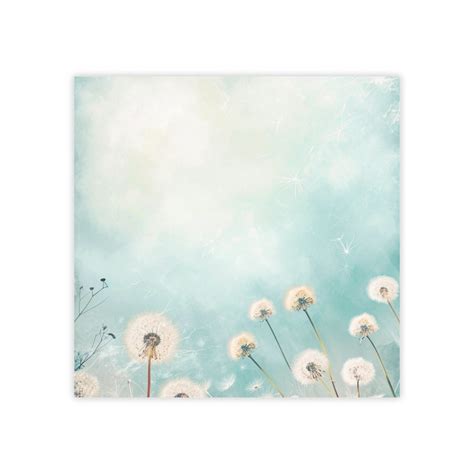 Dandelions Post It® Note Pads Designer Dandelion Sky Soft Dreamy Flowers T For