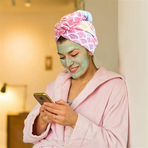 Badu Bg Хавлиена кърпа за сушене на коса от микрофибър за жени момичета абсорбиращи кърпи за