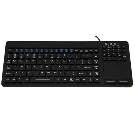 107 Key Waterproof Silicone Medical Keyboard With Touchpad China