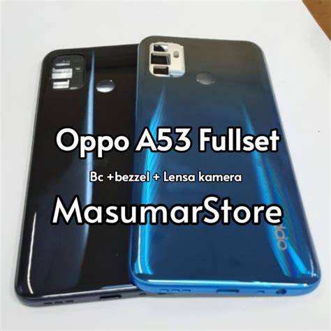 Jual KESING HOUSING CASING FULL SET OPPO A53 2020 ORIGINAL BACKDOOR