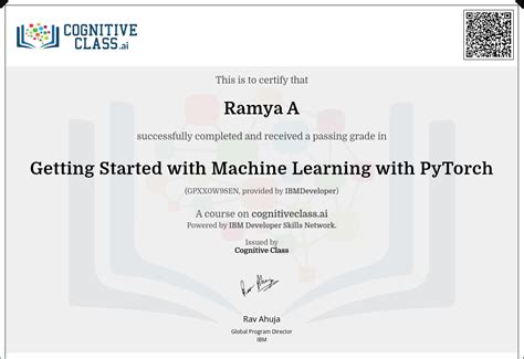 Ibmdeveloper Gpxx0w98en Certificate Cognitive Class