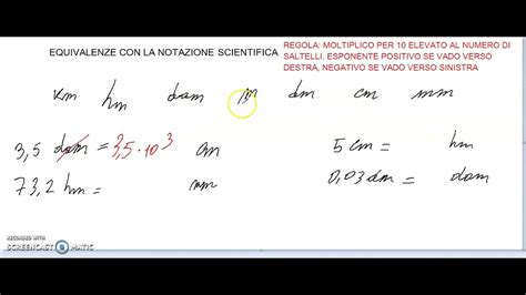 Equivalenze Con Notazione Scientifica YouTube