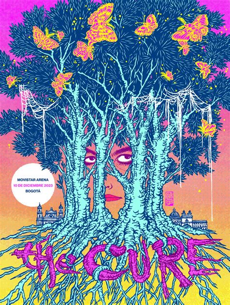 The Cure Gig Poster Yuko Shimizu