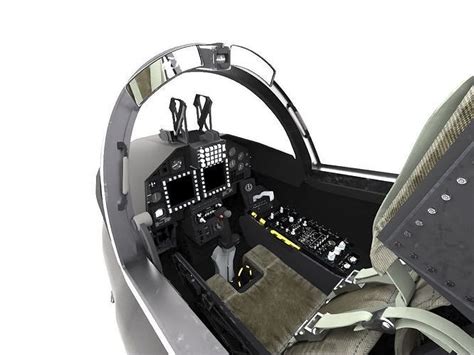 T 45 Cockpit 3d Model Animated Cgtrader