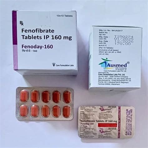 Fenofibrate Tablets 160 Mg At ₹ 1245box Fenofibrate Tablet In Nagpur Id 2856148253088