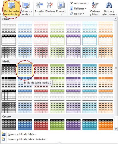 Crear una tabla en Excel 2010 Informática para principiantes