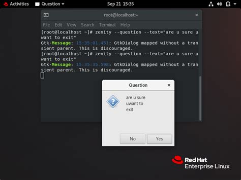 Zenity Commands In Linux