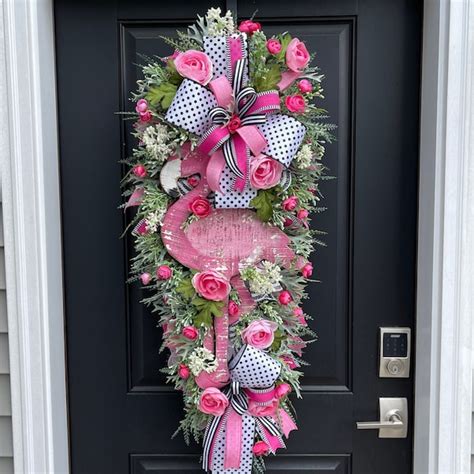 Flamingo Wreath Etsy