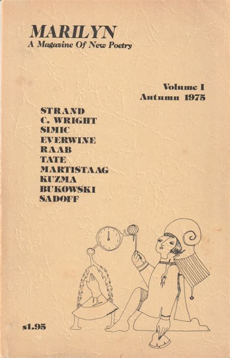 Marilyn 1 One Uncollected Poem By Charles Bukowski 1975 The Buk Shop