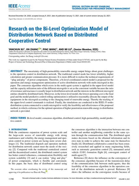 Research On The Bi Level Optimization Model Of Distribution Network