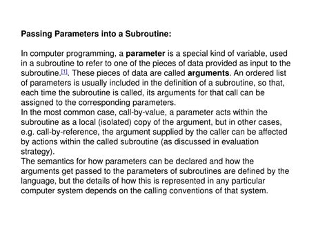 Ppt Lab 10 Subroutines Powerpoint Presentation Free Download Id