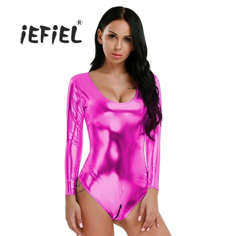 Buy Iefiel Sexy Womens Wetlook Patent Leather Thong