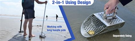 Sand Scoop For Metal Detecting Stainless Steel Shovel Scoop For Metal