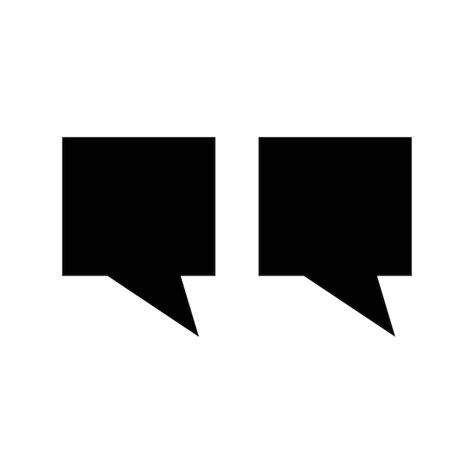 Premium Vector Quote Marks Icon Vector Illustration