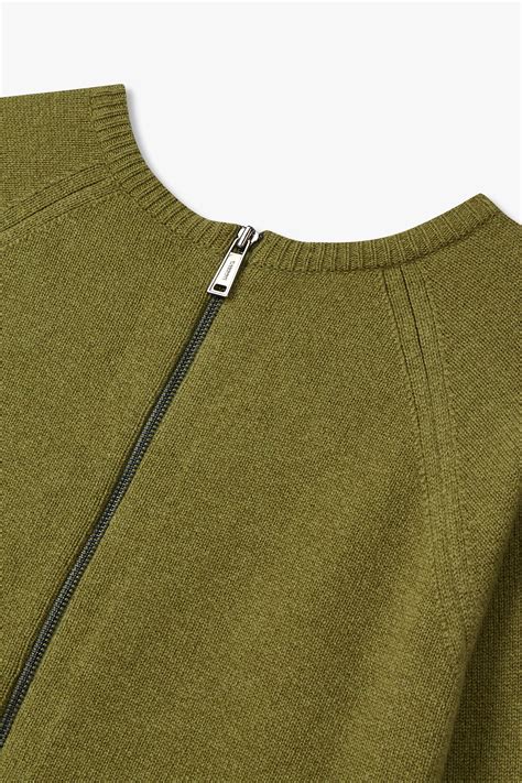 Vov보브 캐시미어 블렌드 백 집업 풀오버 Sivillage 에스아이빌리지