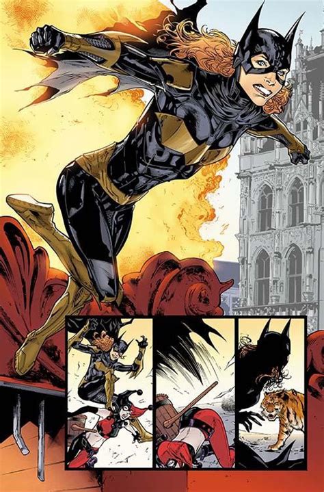 Batman Arkham Knight Batgirl And Harley Quinn 1 2 Page Preview