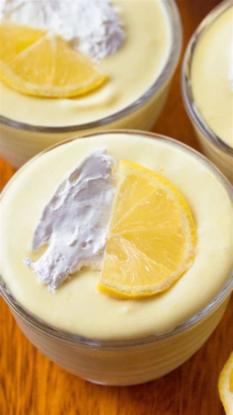 3 Ingredient Lemon Mousse Lemon Recipes Healthy Desserts Vegan Desserts