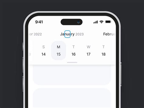 Calendar Scroll Interaction By Vasile Labici On Dribbble