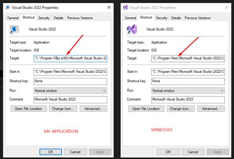 C ShellExecuteEx Using Properties Verb Returns Different Properties Window Than Windows