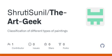 GitHub ShrutiSunil The Art Geek Classification Of Different Types Of