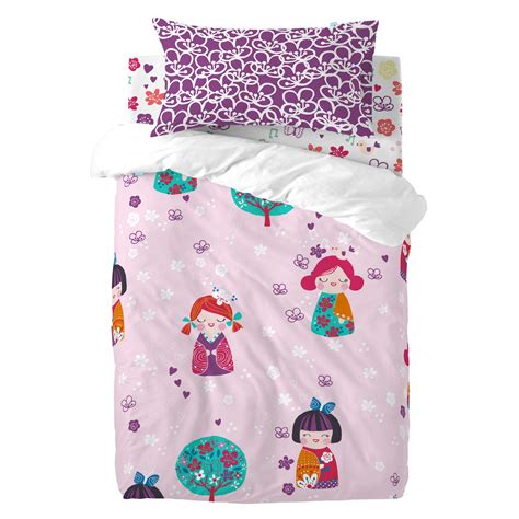 Parure Housse De Couette Berceau X Cm Cherry Blossom