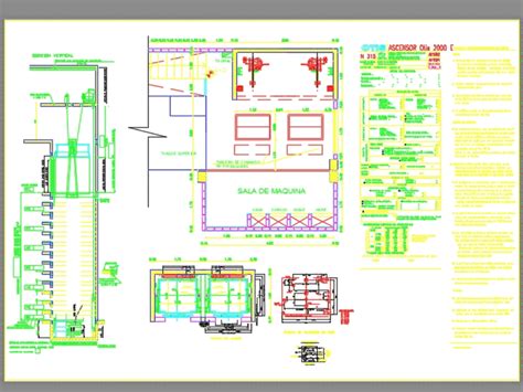 Detalle De Ascensor En Autocad Descargar Cad 16784 Kb Bibliocad